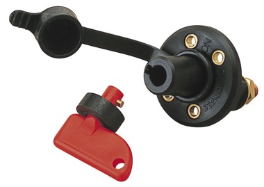 Single Battery Switch with Key/Cap - 30040W