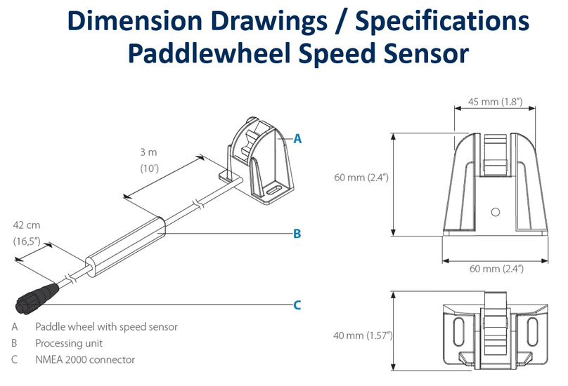 Navico Speed Sensor - 000-11519-001